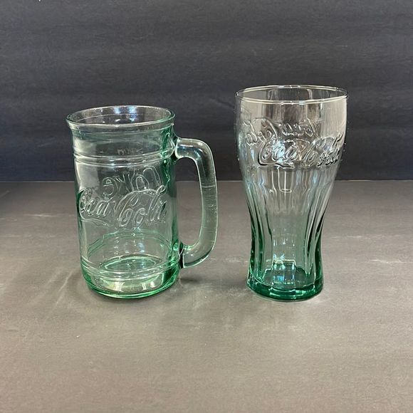 Coca Cola | Dining | Vintage 99s Coca Cola Mug And Glass | Poshmark